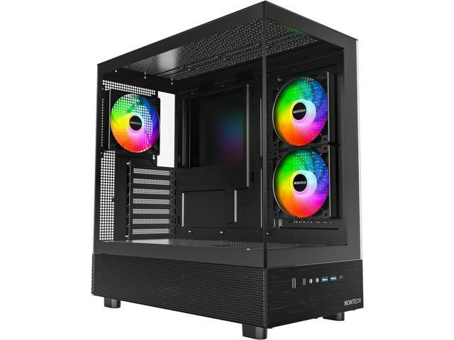 Click here for MONTECH XR  ATX Mid-Tower PC Gaming Case  3 x 120m... prices