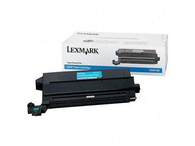 Click here for Lexmark 12N0768 Toner 14000 Page-Yield Cyan prices