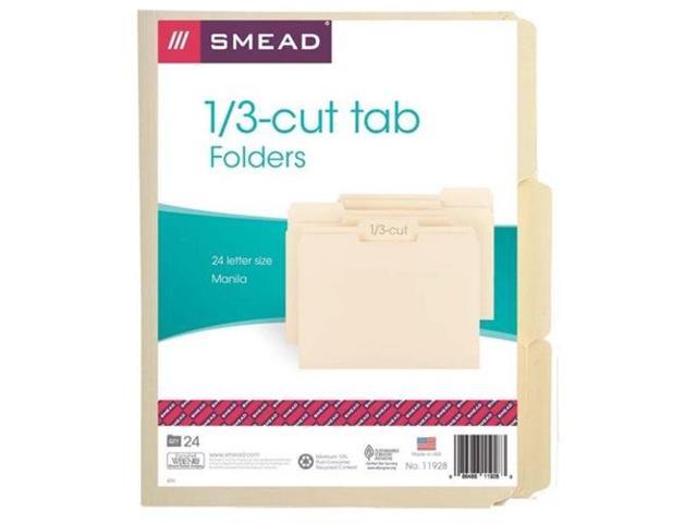 Click here for Smead File Folders 1/3 Cut Assorted One-Ply Top Ta... prices