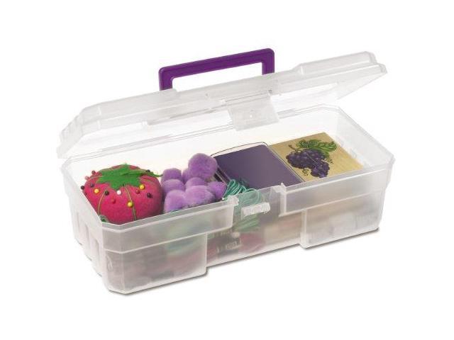 Click here for Akro-Mils AKM09912CLPUR Supply Box- 6in. x12in. x4... prices