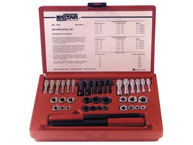 Click here for 40 Piece Fractional and Metric Thread Restorer Kit prices