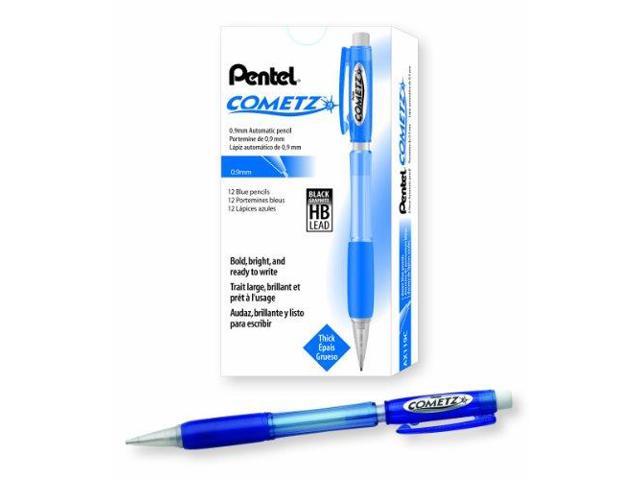Click here for Pentel Cometz Mechanical Pencil HB #2 .9mm Blue Do... prices
