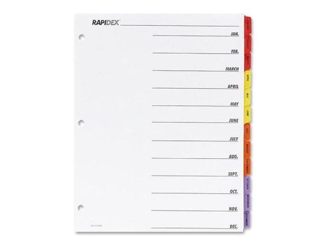 Click here for Sparco Index Dividers Punched Jan-Dec 11x8-1/2 12/... prices
