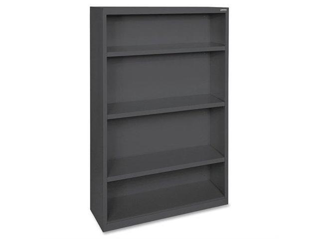 Click here for Lorell Steel Bookcase 4-Shelf 34-1/2x12-5/8x60 Bla... prices