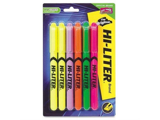 Click here for Hi-Liter Pen Style Highlighter Chisel Assorted Flu... prices