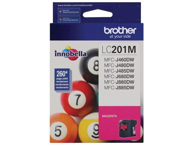 Click here for Brother Magenta Ink Cartridge (260 Yield) LC201M prices