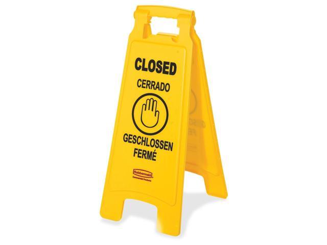 Click here for C-Floor Sign Closed - Yellow prices