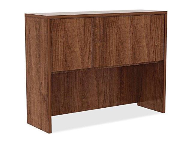 Click here for Lorell Hutch w/Doors 48x15x36 Walnut 34397 prices
