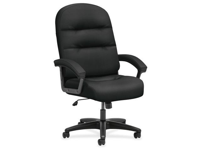 Click here for HON Pillow-Soft High-Back Chair - Fabric Black  Pl... prices