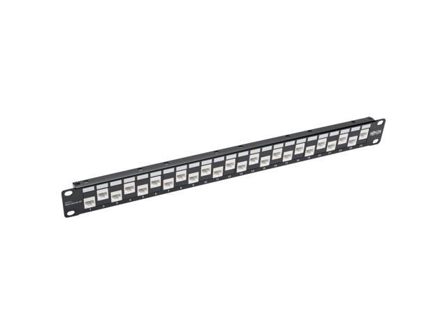 Click here for 24-PORT 1U RACK-MOUNT CAT6A/CAT6/CAT5E OFFSET FEED... prices