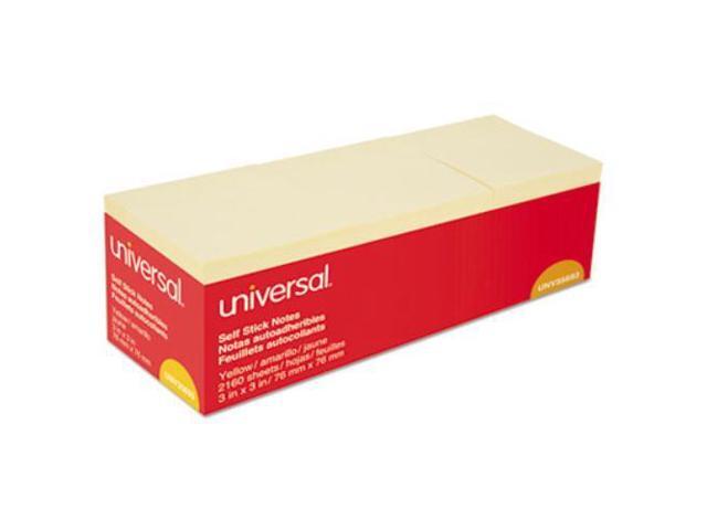 Click here for Universal Self-Stick Note Pads  3 X 3  Yellow  90-... prices