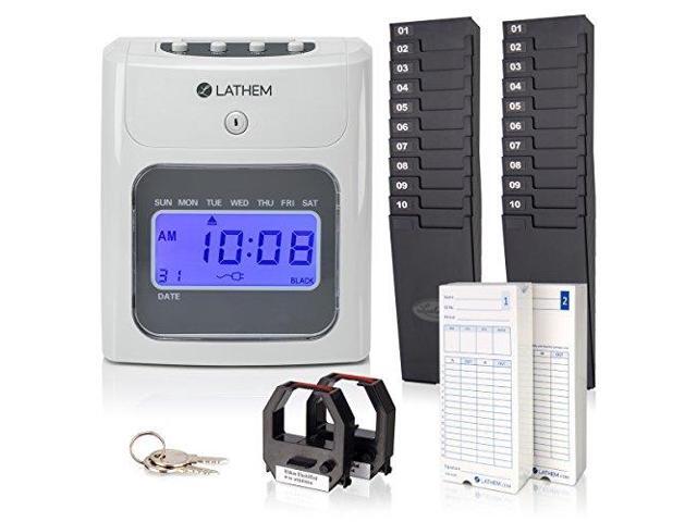 Click here for Lathem 400EKIT Time Clock Bundle prices