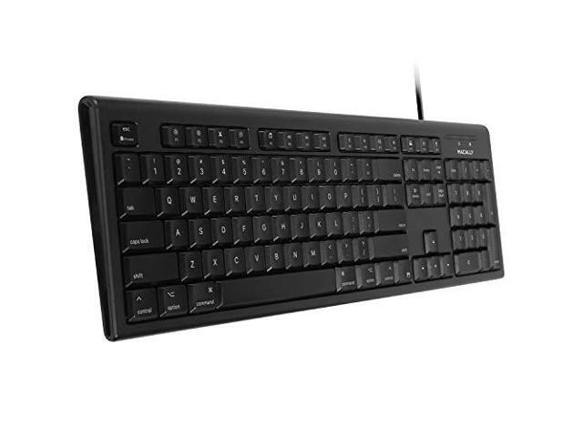 Click here for Macally Black 104 Key Full Size USB Keyboard for M... prices