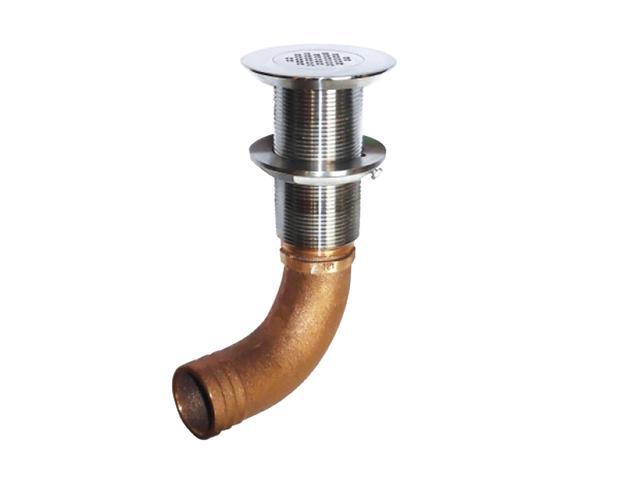 Click here for GROCO 1-1/2 Hose Barb Stainless Straight Deck Drai... prices