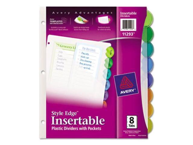 Click here for Avery 11293 Style Edge Insertable Dividers with Po... prices