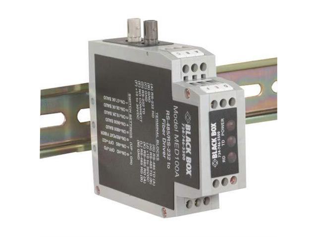 Click here for Black Box DIN Rail RS-232/RS-485 To Fiber Driver prices