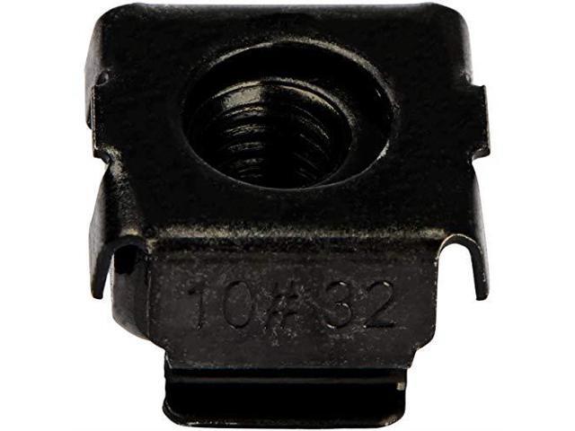 Click here for StarTech 10-32 Cage Nuts 50 pack Black CABCAGENUTS... prices