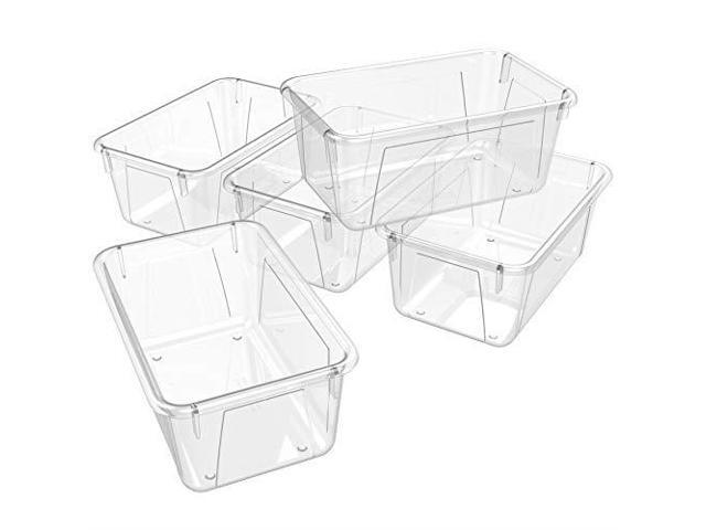 Click here for Storex 62464U05C Crystal Clear Cubby Bin prices