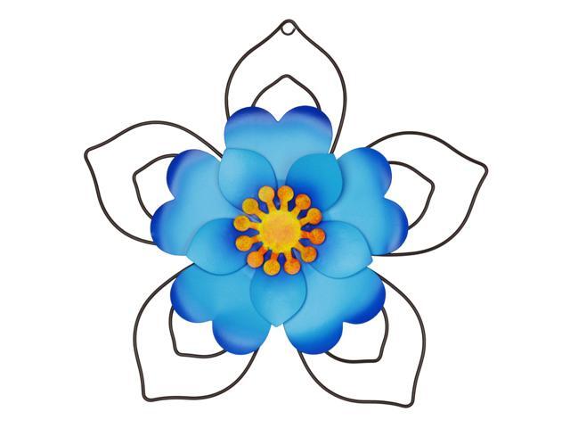 Click here for 12 Metal Flower Wall Decor  Wall Art Sculpture  Me... prices