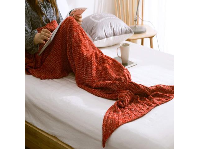 Click here for Altatac Mermaid Tail Blanket Knit Crochet Warm & S... prices