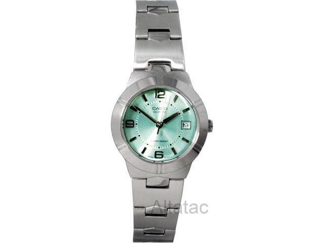 Click here for Casio Ladies Stainless Steel Round Quartz Dress Gr... prices
