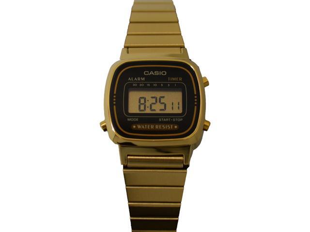 Click here for Casio Stainless Steel Gold Digital Watch - LA670WG... prices