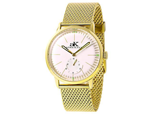 Click here for Adee Kaye Mens Adore Gold-Tone Stainless Steel Wat... prices