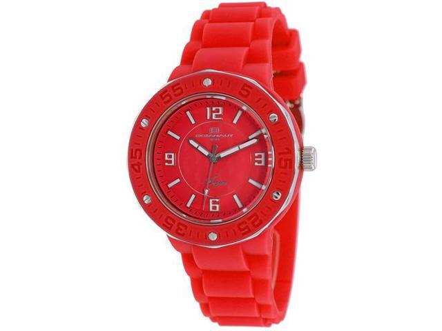 Click here for Oceanaut Womens Acqua Red Dial Watch - OC0225 prices
