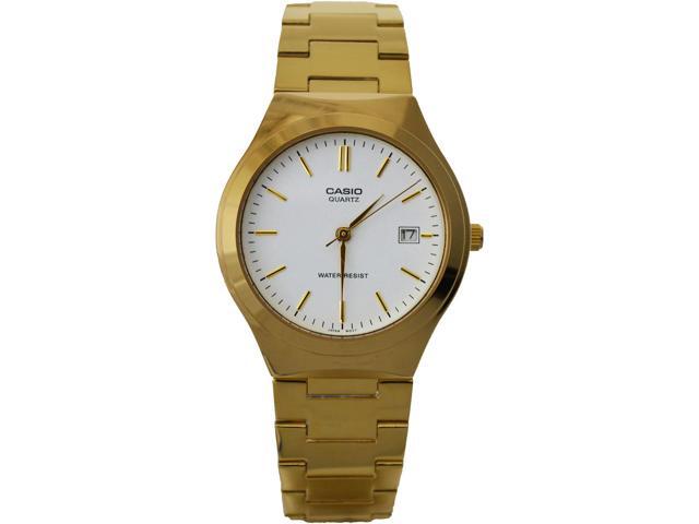 Click here for Casio Mens Stainless Steel Analog Watch Gold w/ Wh... prices