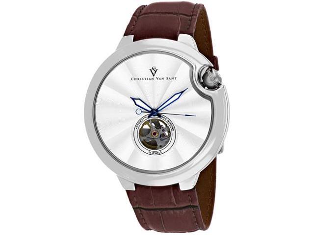 Click here for Christian Van Sant Mens Cyclone Automatic Silver D... prices