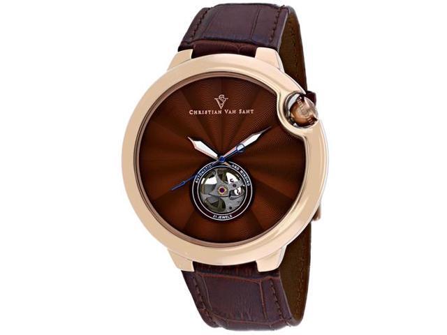 Click here for Christian Van Sant Mens Cyclone Automatic Brown Di... prices