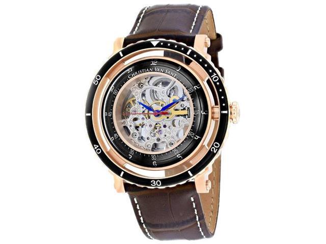 Click here for Christian Van Sant Mens Dome Silver Dial Watch - C... prices