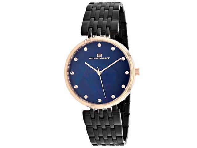 Click here for Oceanaut Womens Aerglo Black MOP Dial Watch - OC22... prices