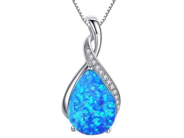 Click here for Mabella Sterling Silver Simulated Blue Topaz Birth... prices