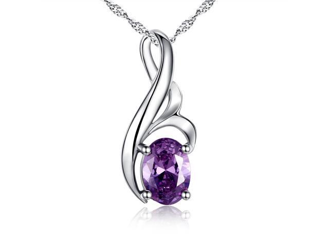 Click here for Mabella Oval Cut Simulated Amethyst 925 Sterling S... prices