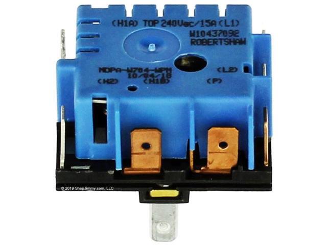 Click here for Whirlpool Cooktop W10437092 Element Control Switch prices