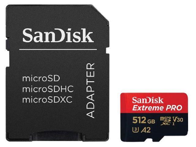 Click here for SanDisk Extreme Pro - Flash memory card - 512 GB -... prices