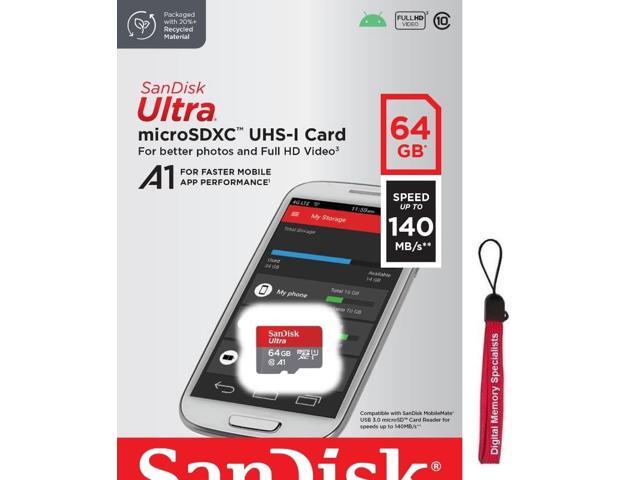 Click here for SanDisk 64GB Ultra microSDXC 140MB/s UHS-I U1 A1 F... prices