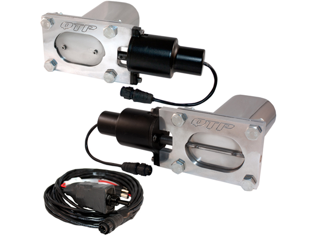 Click here for QTP QTEC66 Oval Low Profile Electric Exhaust Cutou... prices