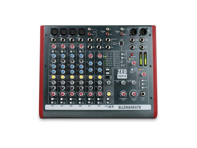 Click here for Allen & Heath ZED-10FX Audio Mixer w/Effects prices