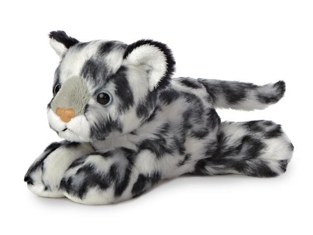 Click here for Aurora - Small Gray Mini Flopsie - 8 Snow Leopard... prices