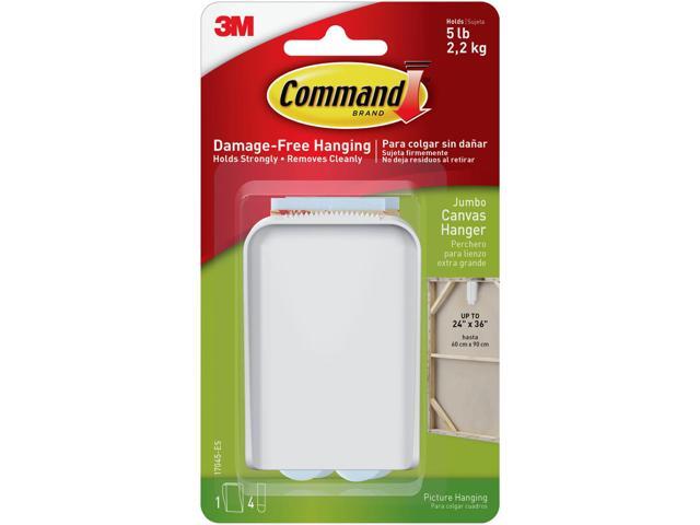 Click here for Command Jumbo Canvas Hanger 1/Pkg-1 White Hook & 4... prices