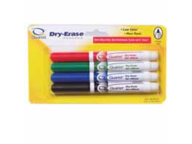 Click here for Quartet Dry-Erase Markers Fine Pt 4/ST Black/Red/G... prices