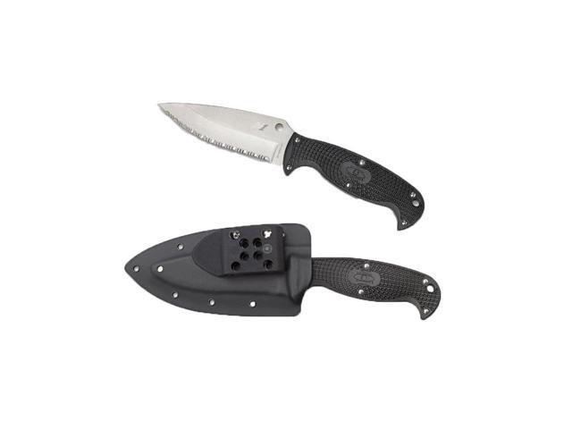 Click here for Spyderco Jumpmaster 2 4.5 Serrated Fixed Blade Kni... prices