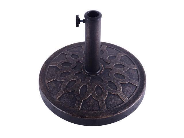 Click here for Outsunny Round Decorative Cast Stone Umbrella Hold... prices