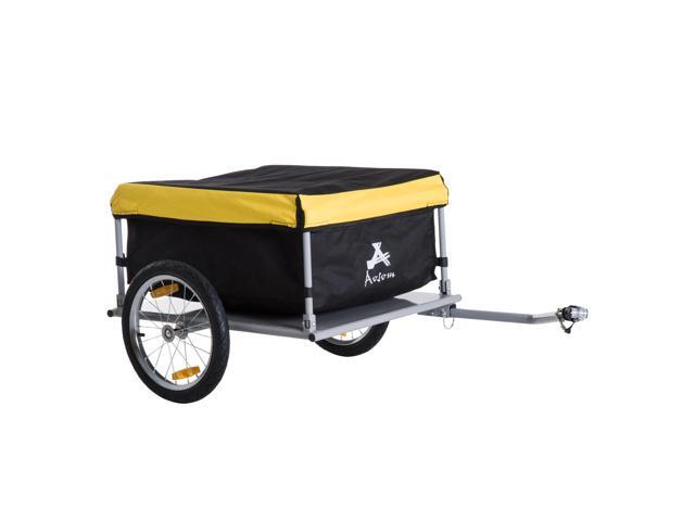 Click here for Aosom Elite Bike Cargo / Luggage Trailer - Yellow... prices