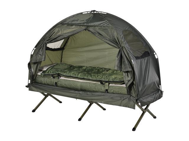 Click here for Outsunny Portable Camping Cot Tent with Air Mattre... prices