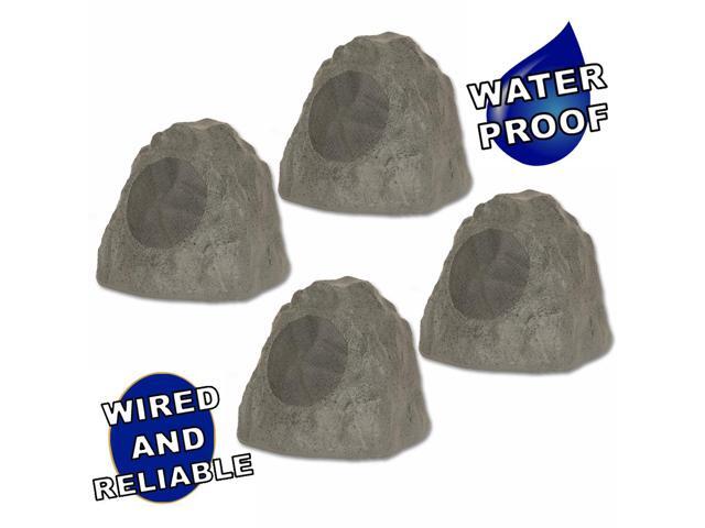 Click here for Theater Solutions 4R8SG Outdoor Slate Grey 8 Rock... prices