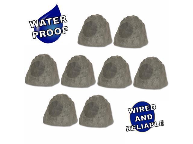 Click here for Theater Solutions 8R8SG Outdoor Slate 8 Rock 8 Spe... prices