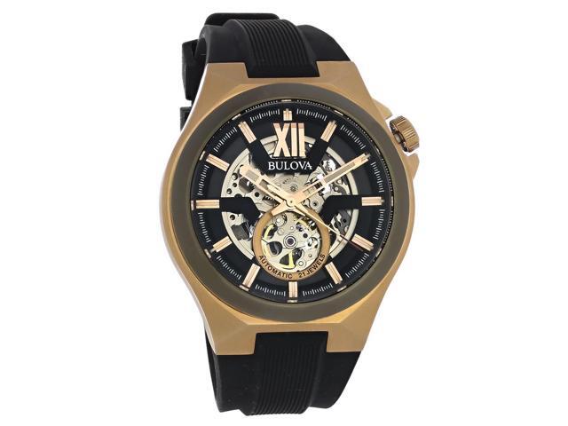 Click here for Bulova Maquina Rose Gold Tone Mens Swiss Automatic... prices